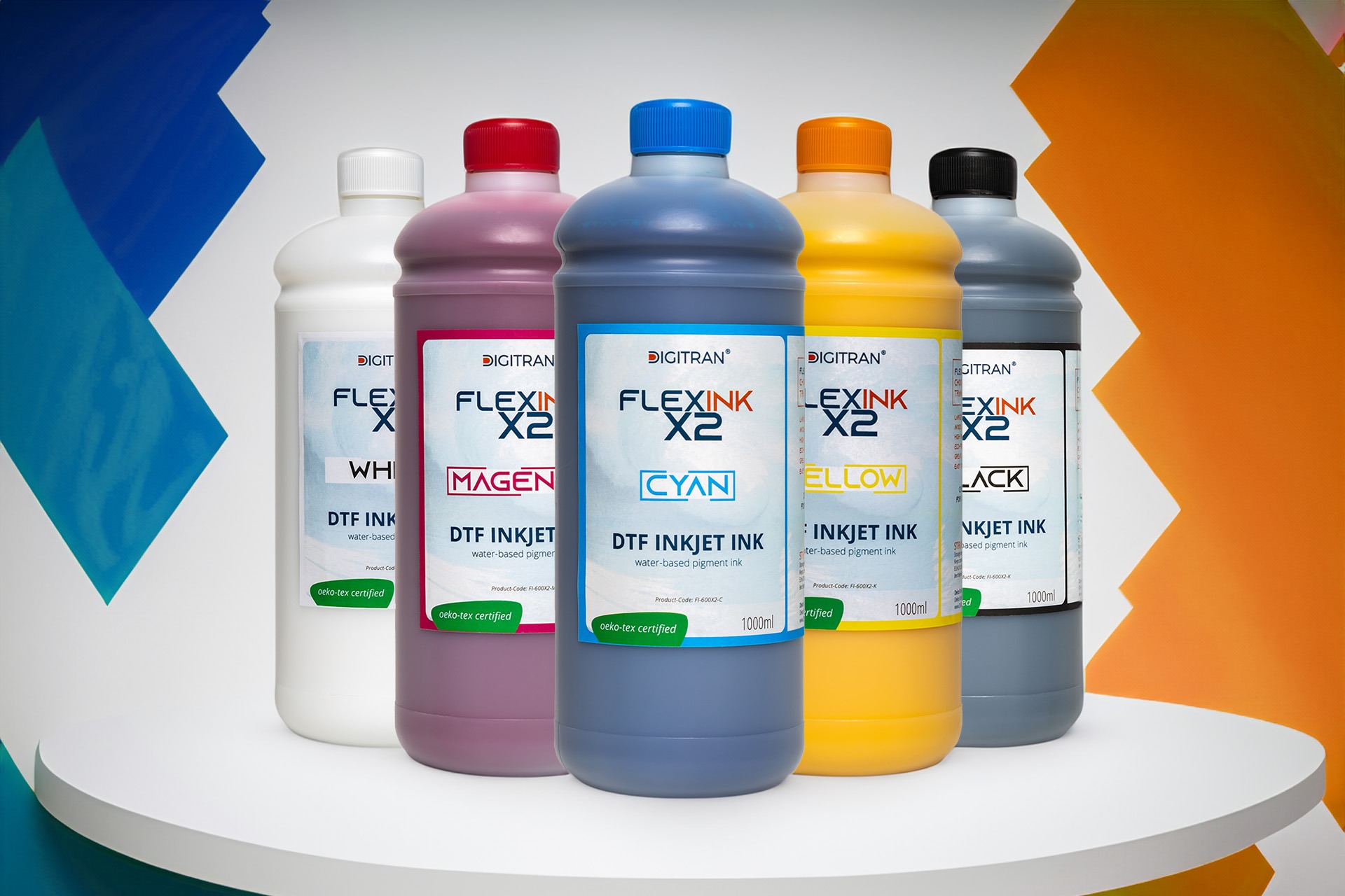 DTF ink for rich colors, without clogging - DIGITRAN